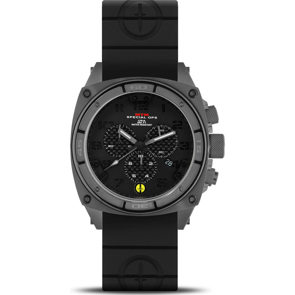 MTM Special Ops Predator II Watch Gray Titanium/Black-Carbon/BkrII Watch | – Sportique