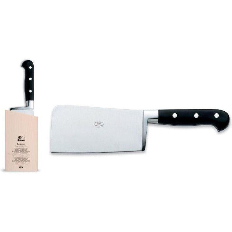 Coltellerie Berti Insieme Bone Cleaver | 6" full tang blade Lucite ...