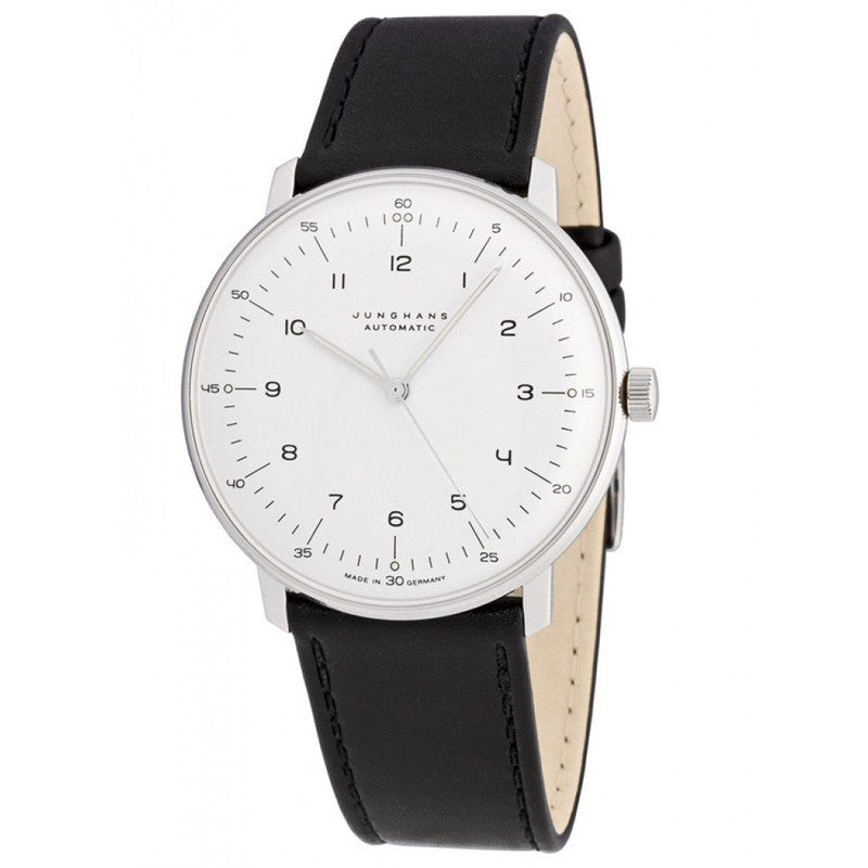Junghans Max Bill Automatic Watch Black Calfskin 027/3500.00 – Sportique