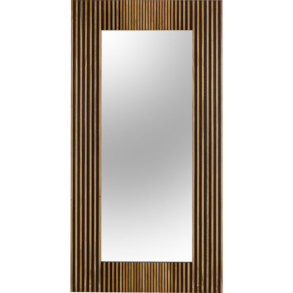 Resource Decor Angelica Mirror | Black Oak/French Oak – Sportique