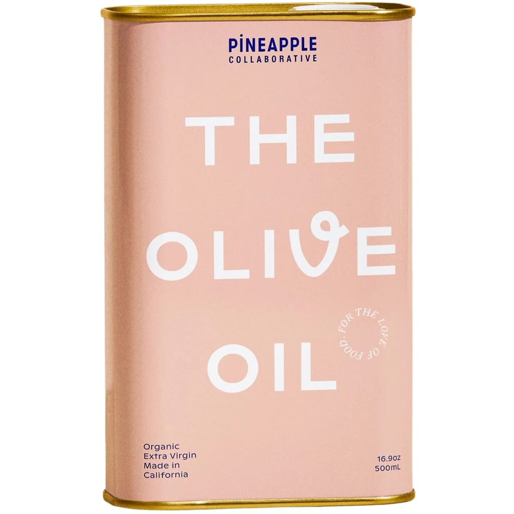 Pineapple Collaborative The Organic Extra Virgin Olive Oil | Pink Tin ...
