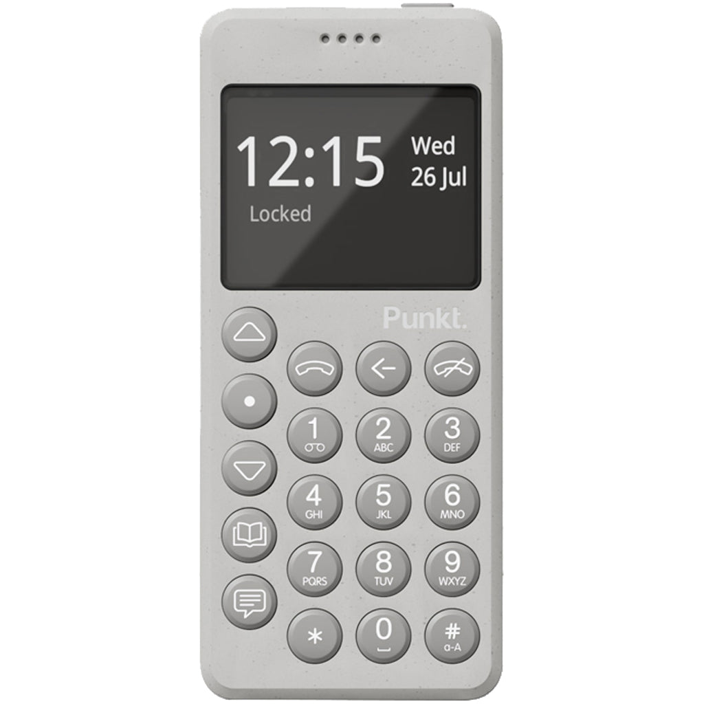 Punkt. 4G Mobile Phone | Light Grey – Sportique