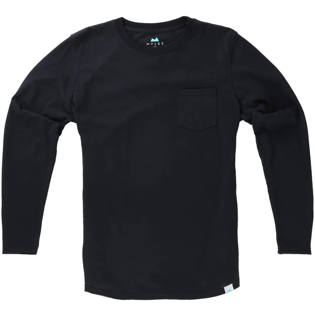Myles Apparel Everyday Long Sleeve Tee with Pocket – Sportique