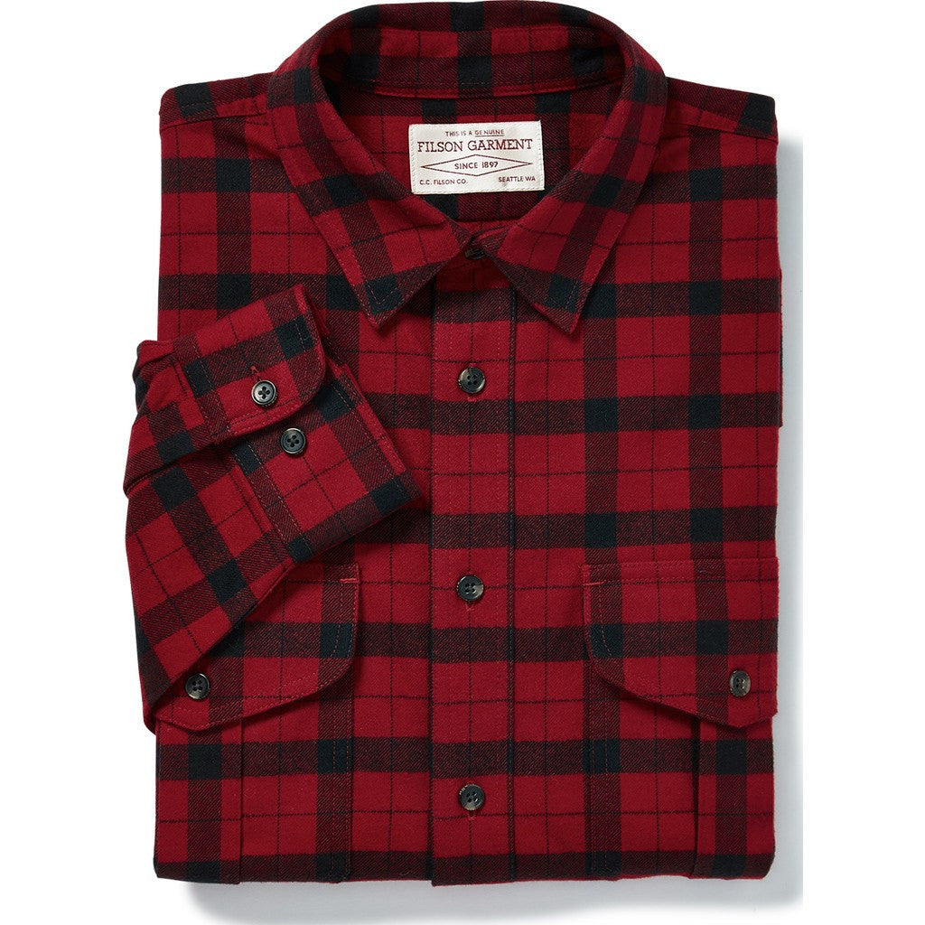 Filson Alaskan Guide Alaska Fit Shirt Red Black 11012006 – Sportique