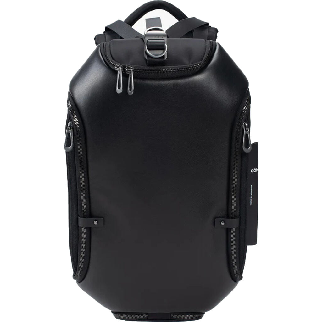 Cote & Ciel Avon Backpack | Leather | Black – Sportique