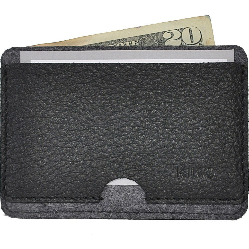 Kiko Leather Combo Card Case Black – Sportique