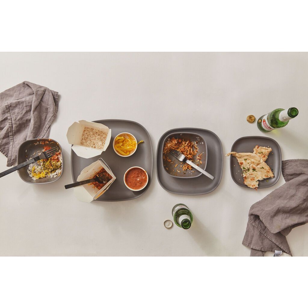 Ekobo Gusto Dinnerware Set | Smoke/16 Piece – Sportique