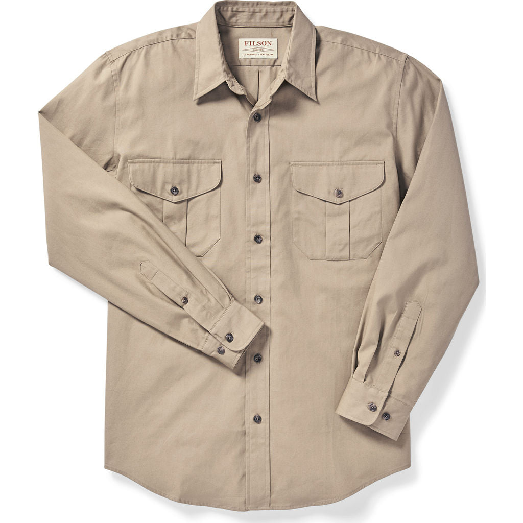 Filson 100% Cotton Men's Long Sleeve Safari Cloth Shirt – Sportique