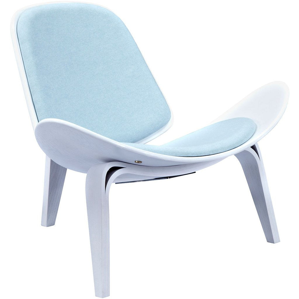 NyeKoncept Shell Chair White/Glacier Blue 224431-A – Sportique