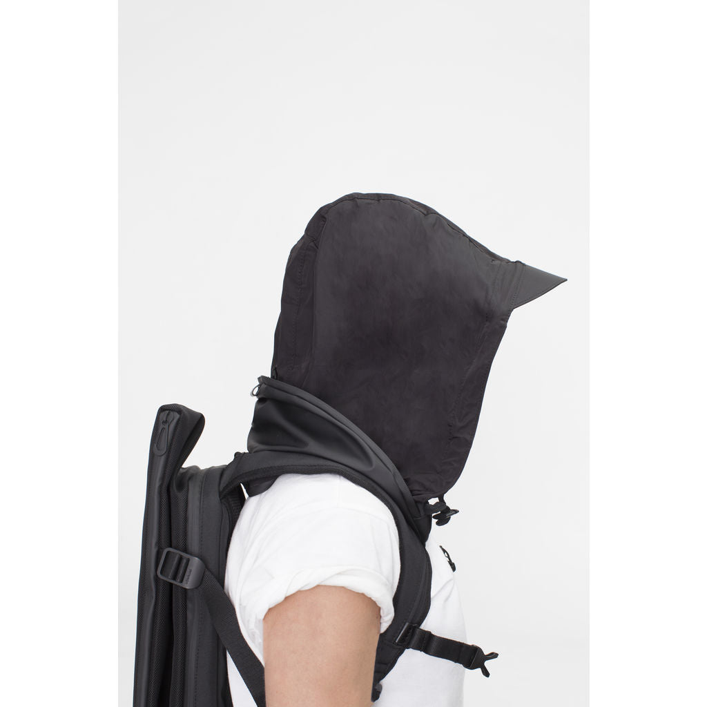 Cote&Ciel Ashokan Multifunctional Backpack w/ Hood | Ballistic Black ...