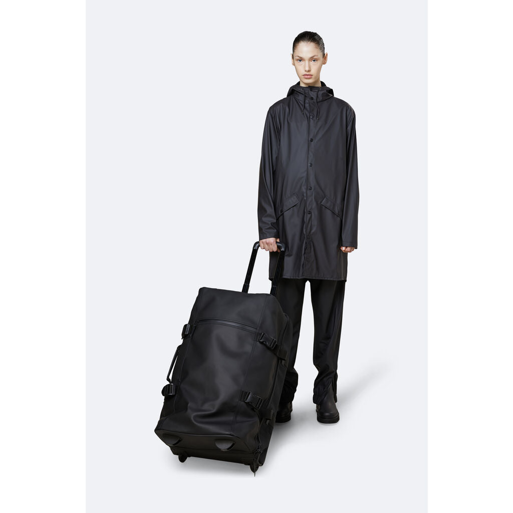 RAINS Waterproof Travel Bag Large | Black – Sportique