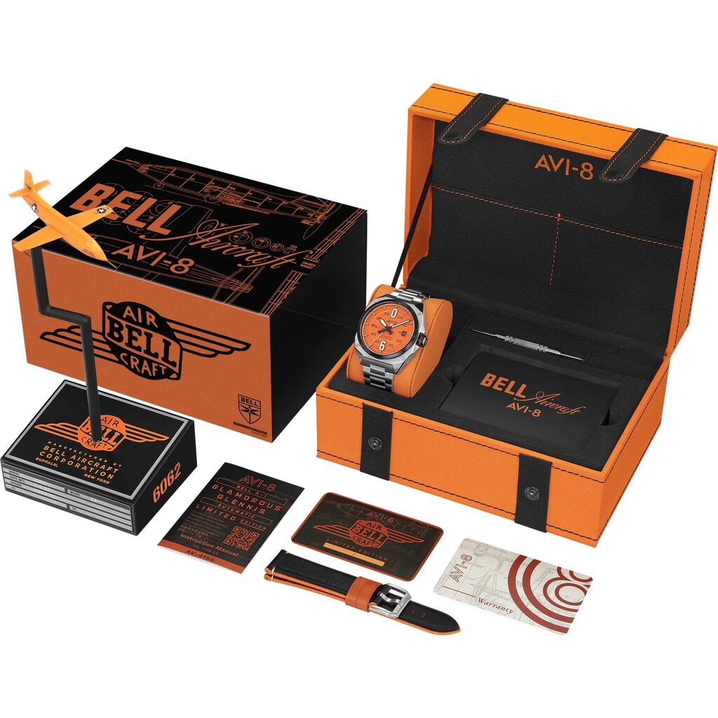 AVI-8 Watch Bell X-1 Glamorous Glennis Automatic Limited Edition Wrist ...