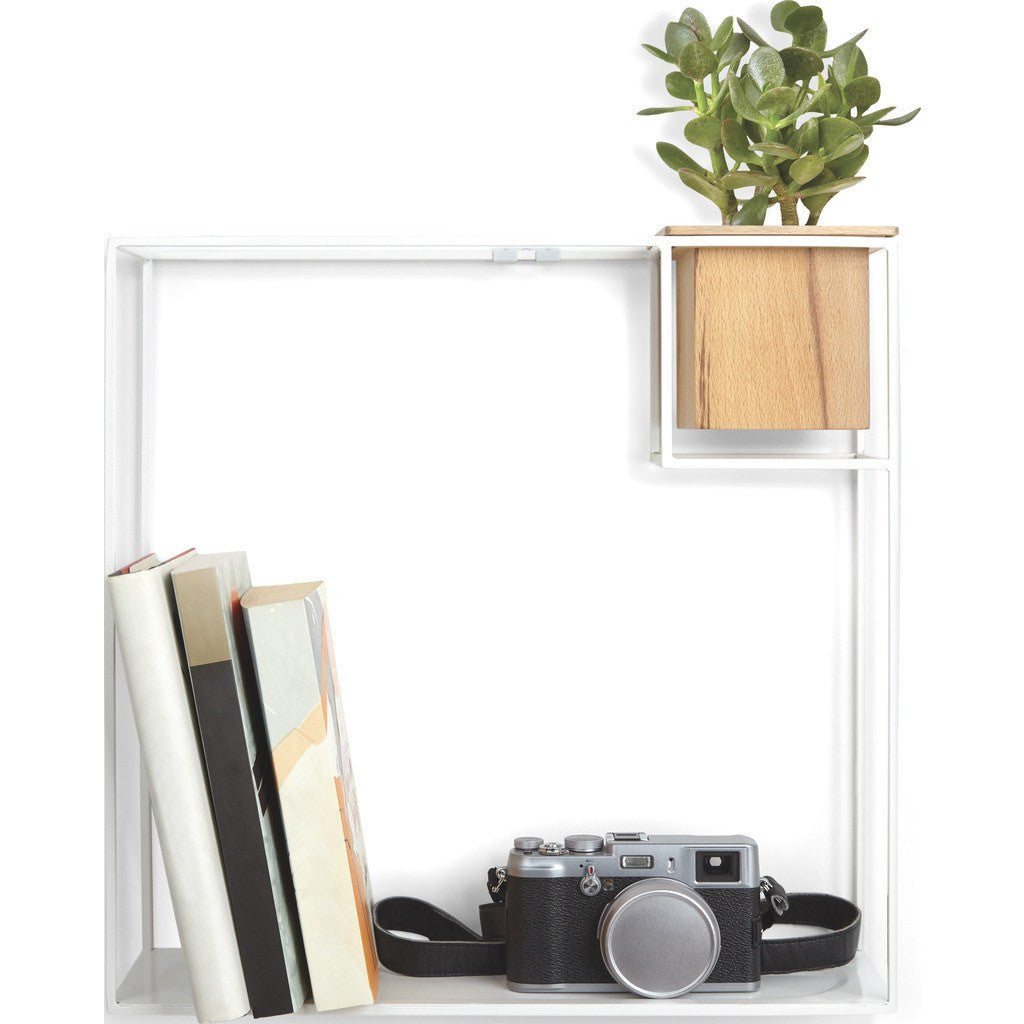 Umbra Cubist Large Wall Shelf White 470754-660 – Sportique