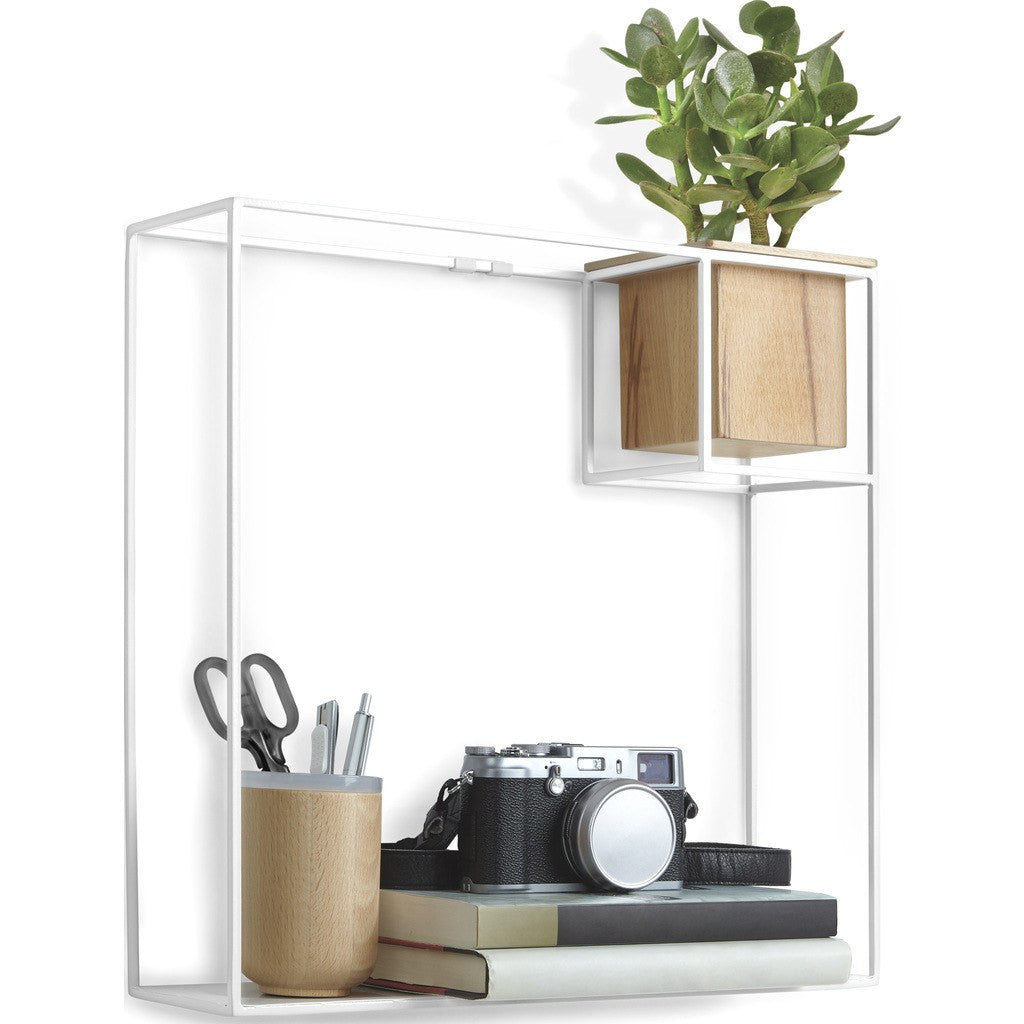 Umbra Cubist Large Wall Shelf White 470754-660 – Sportique