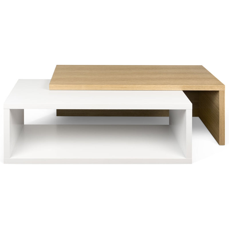 TemaHome Jazz Coffee Table Pure White / Oak – Sportique