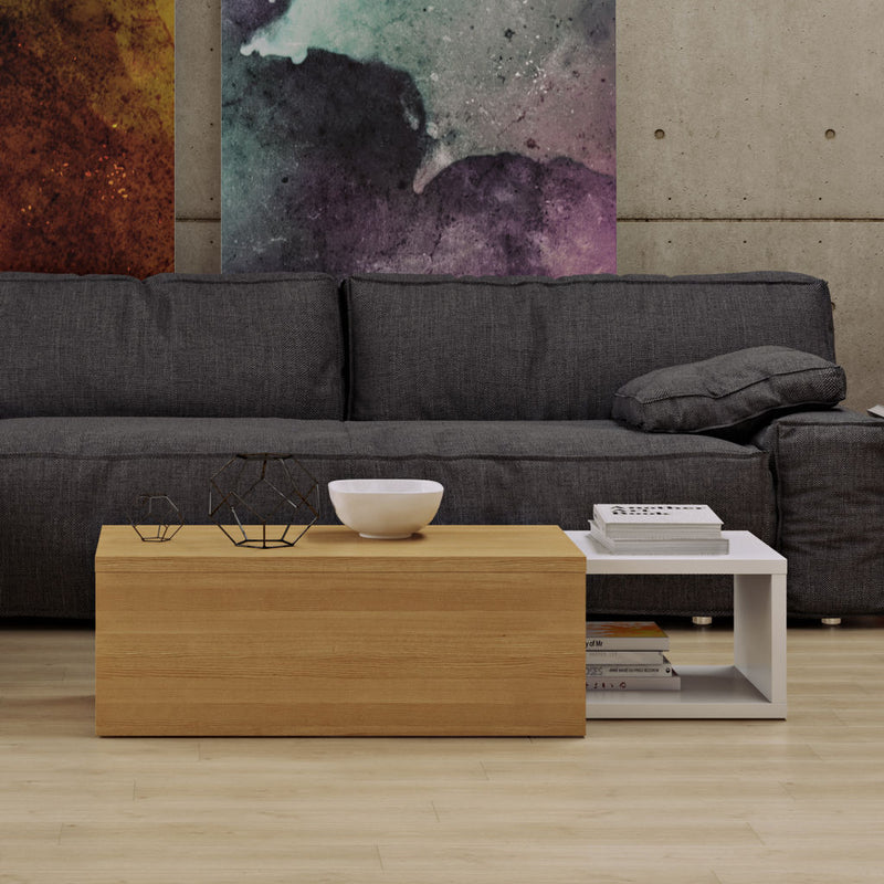TemaHome Jazz Coffee Table Pure White / Oak – Sportique