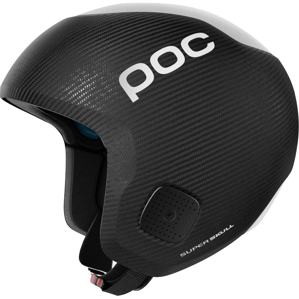POC Super Skull Spin Race Ski Helmet | Uranium Black/Hydrogen White ...