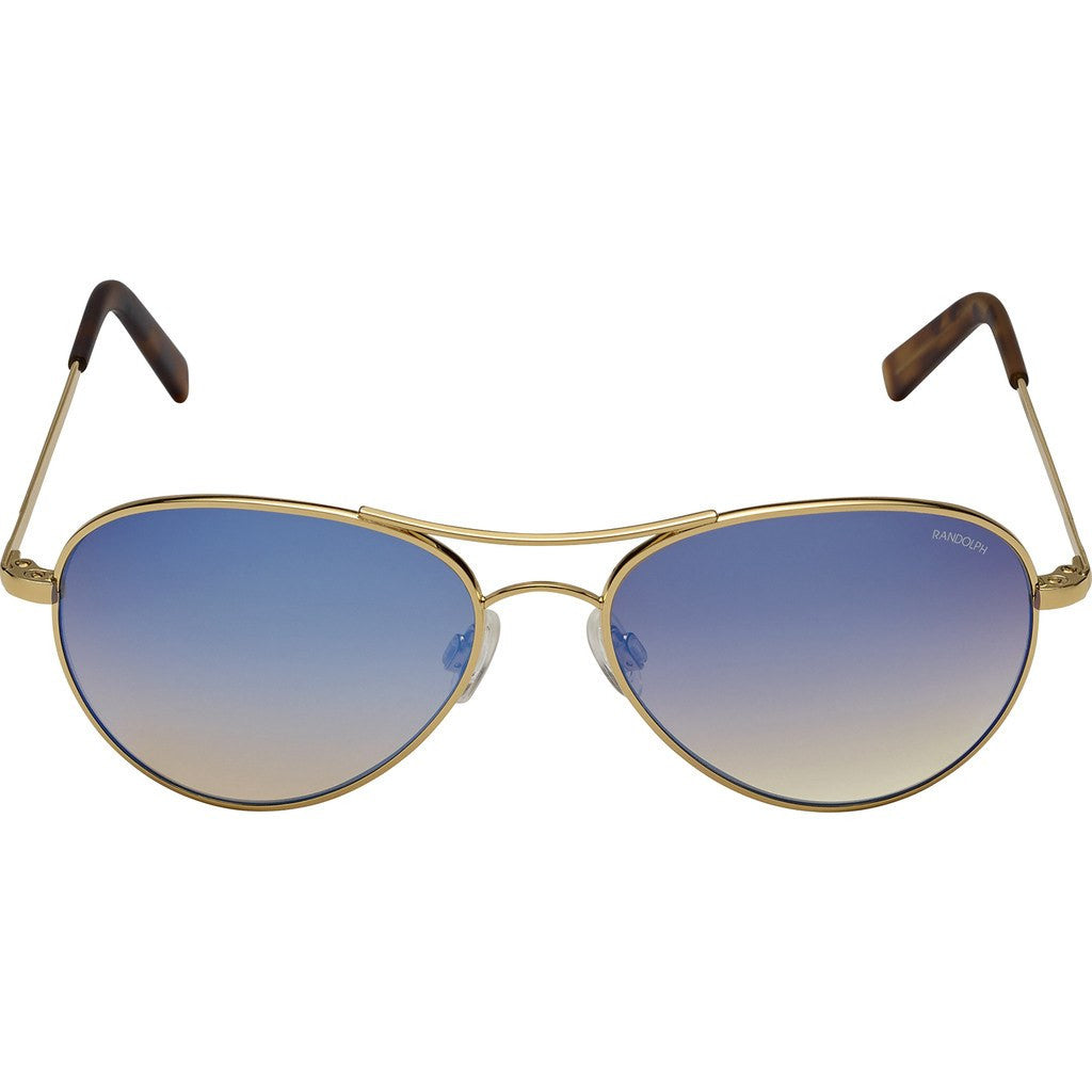 Randolph Engineering Amelia 23K Gold Sunglasses Oasis Metallic Nylon ...
