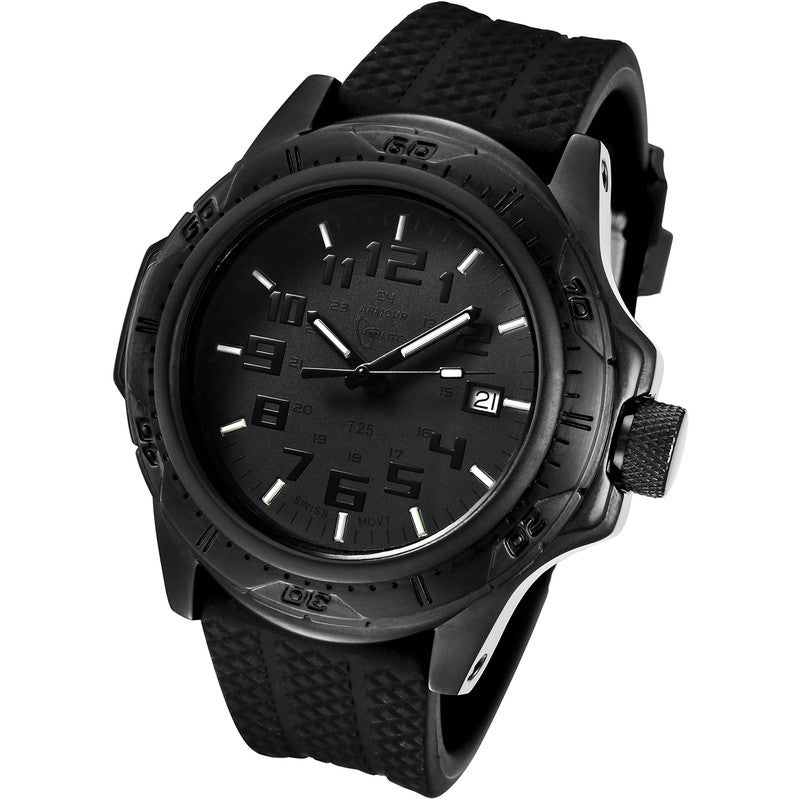Armourlite Shatterproof Watch Black-Green Rubber AL41 – Sportique
