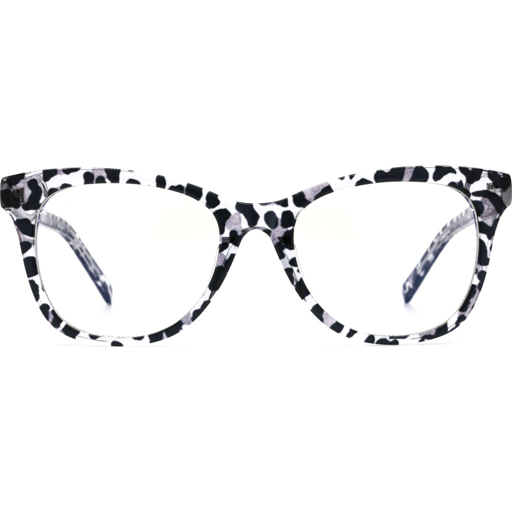DIFF Eyewear Carina Blue Light Glasses | Clear Leopard – Sportique