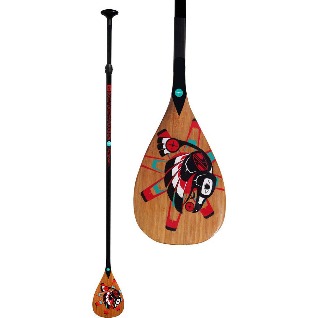 Boardworks Raven 2-Piece Paddle Wood/Black – Sportique