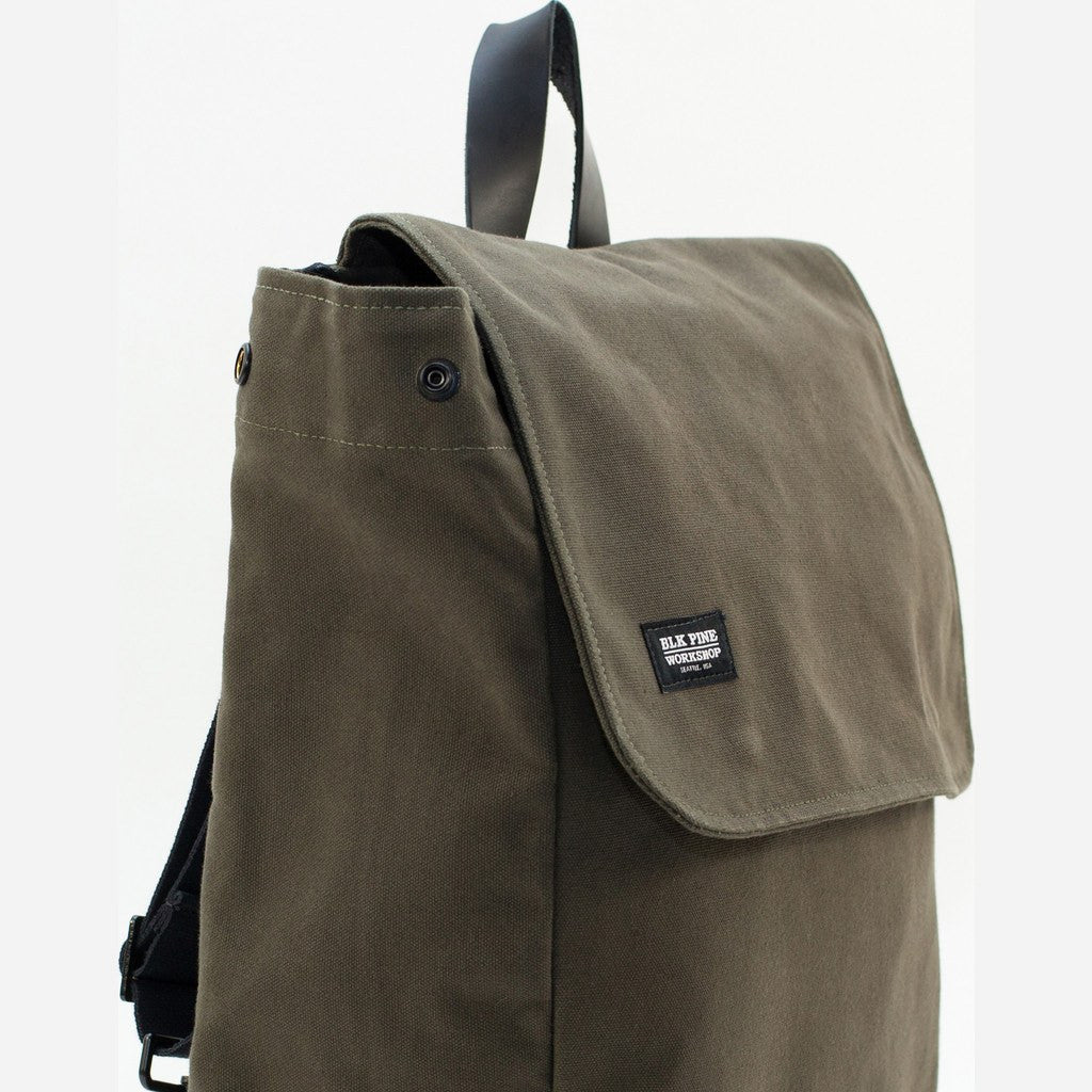 Blk Pine Classic Canvas Canoe Pack Backpack Olive CANLC-OLV – Sportique