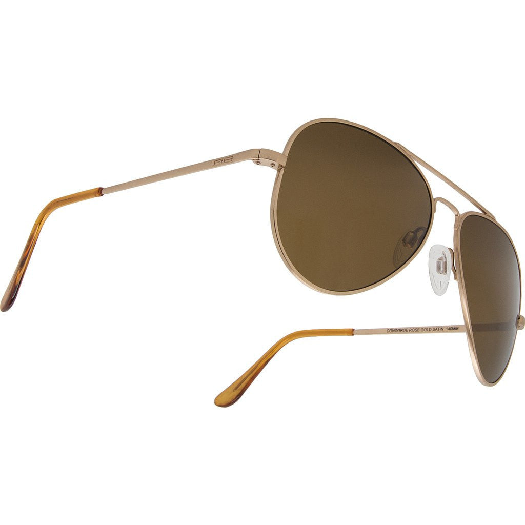 Randolph Concorde Rose Gold Sunglasses Polarized Skull – Sportique