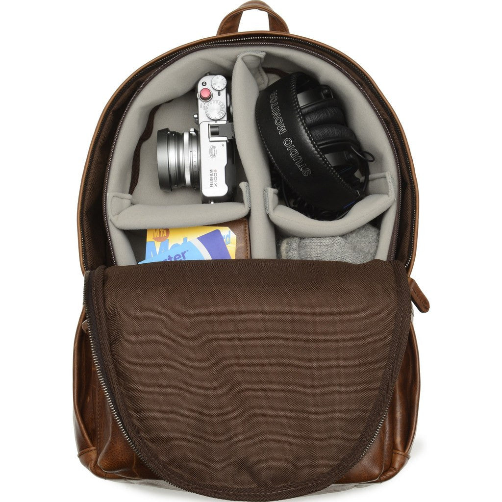 ONA Clifton Camera Backpack Antique Cognac Leather – Sportique