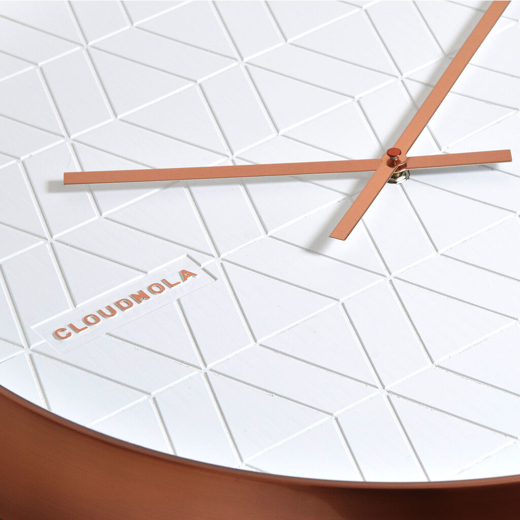 Cloudnola Cloud Wall Clock | Embosed – Sportique