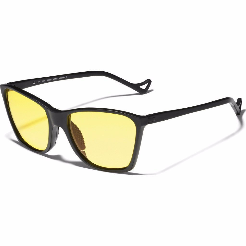 District Vision Keiichi Sports Yellow Sunglasses Black – Sportique