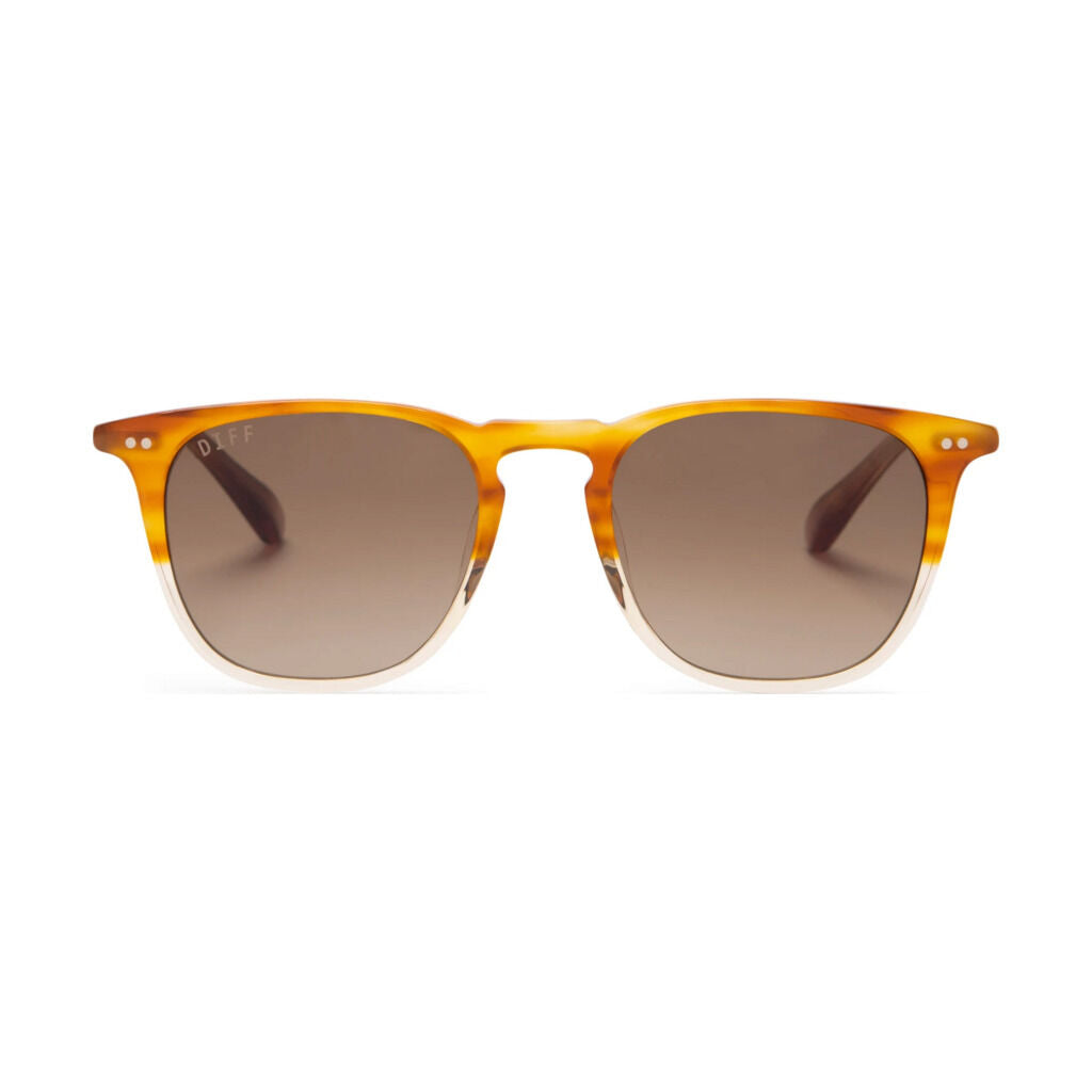 Diff Eyewear Maxwell Sunglasses | Desert Sand + Polarized Brown Gradie ...