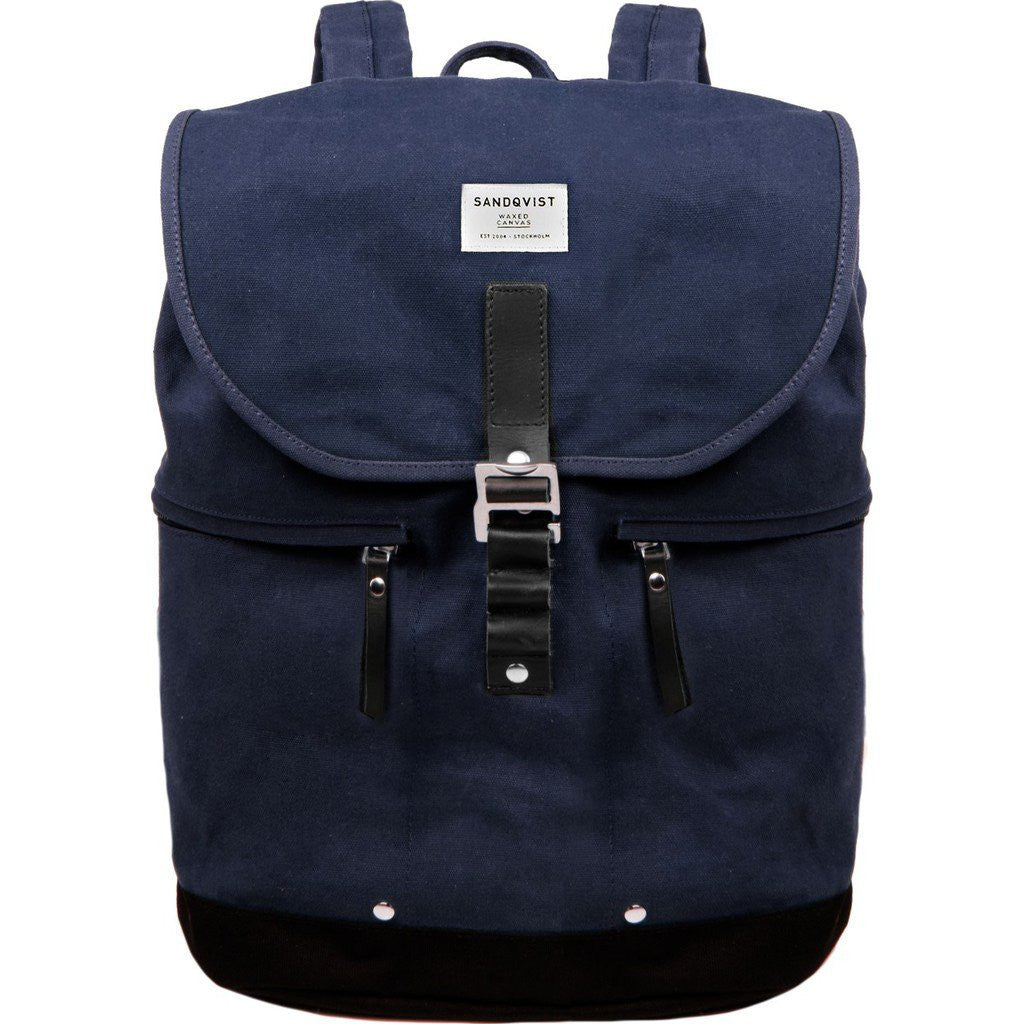 Sandqvist Gary Backpack Waxed Blue SQA663 – Sportique