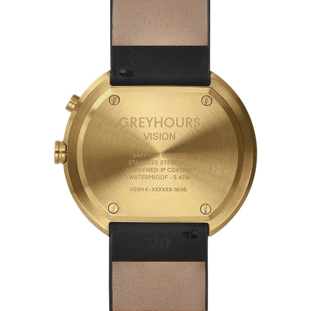 Greyhours Vision Classic Watch | Gold VISIONGOLD – Sportique
