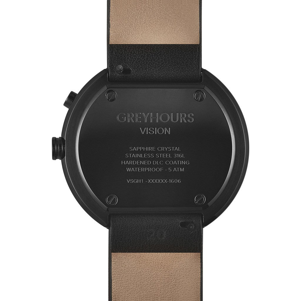 Greyhours Vision Shine Watch Carbon Black VISION DARK – Sportique