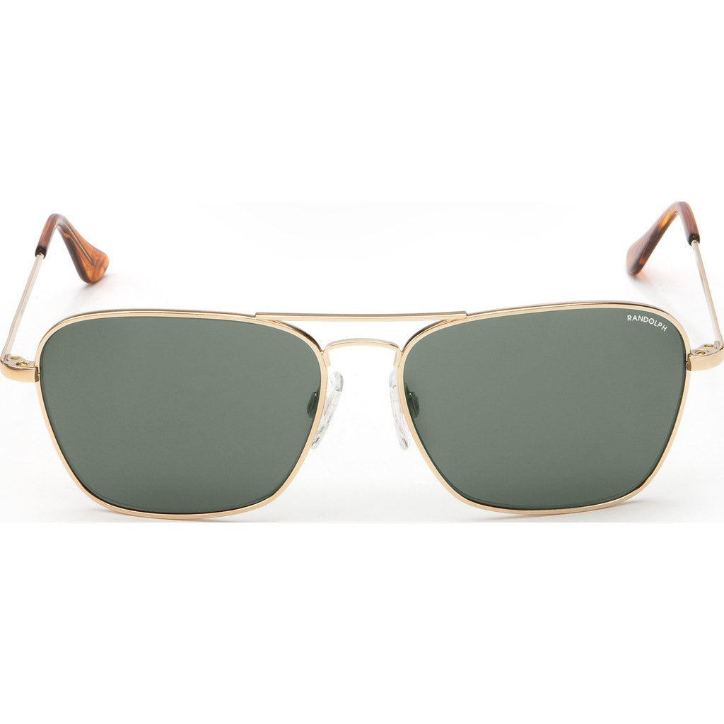 Randolph Intruder Gold Plated Sunglasses AGX PC Skull – Sportique