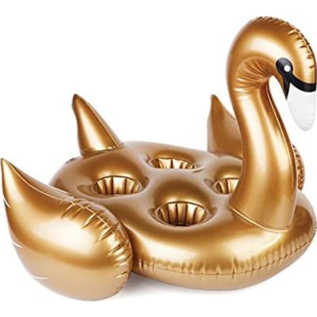 Sunnylife Inflatable Drink Holder | Gold Swan – Sportique