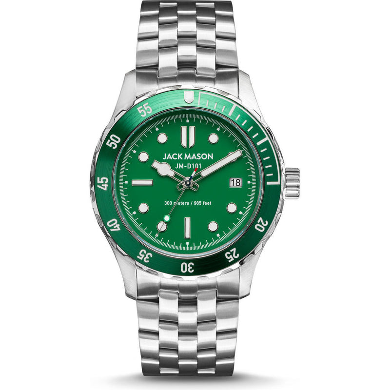 Jack Mason Driver Watch | Green/Steel – Sportique