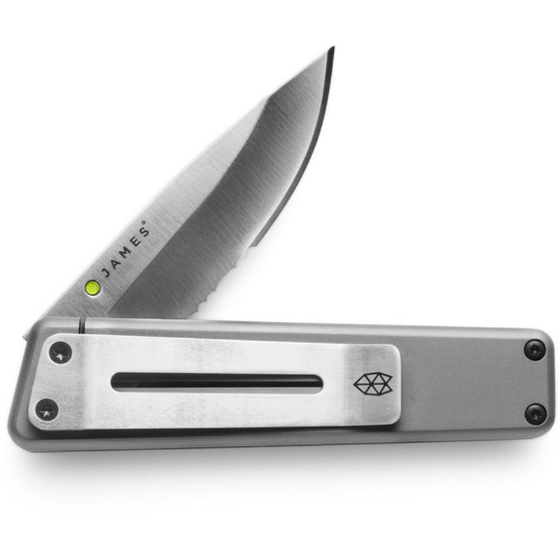 James Knives The Chapter Knife Titanium/Steel Serrated – Sportique