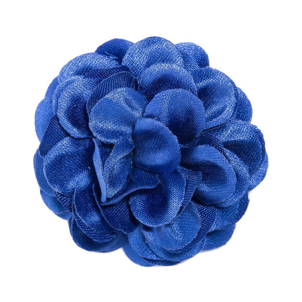 Hook & Albert Large Lapel Flower Blue – Sportique