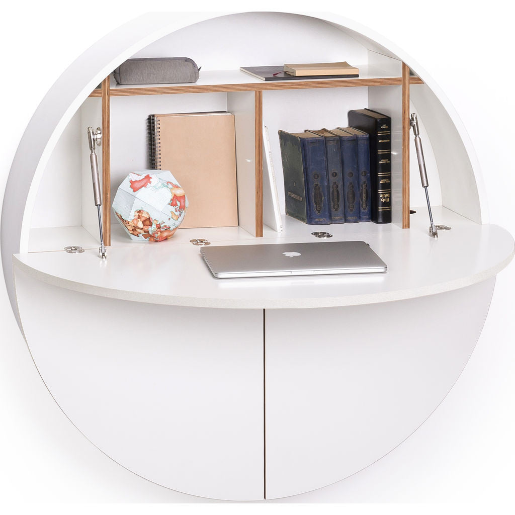 EMKO Multifunctional Pill Cabinet/Desk White/White – Sportique