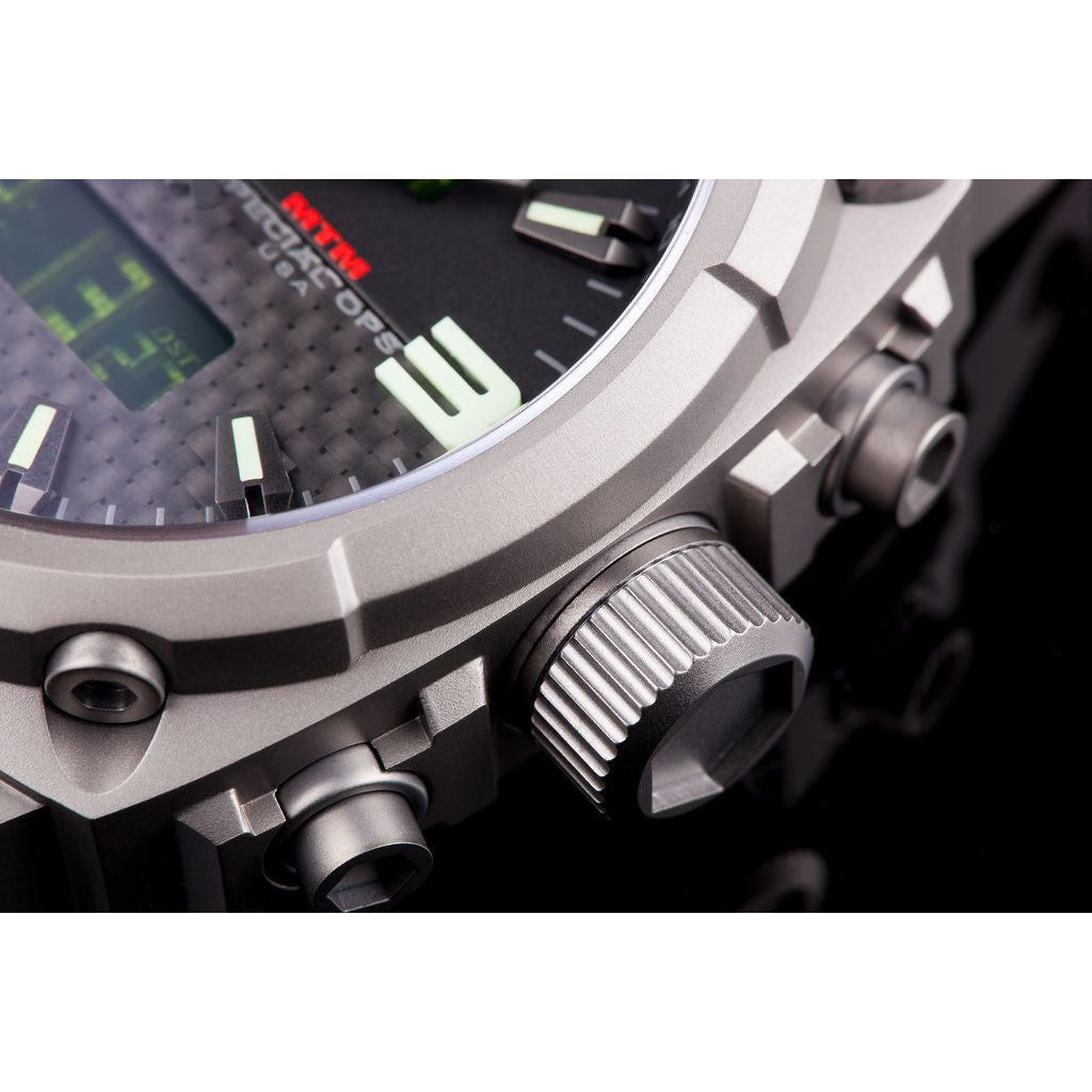 MTM Special Ops Airstryk II Watch Gray Titanium/Carbon Lumi/Black ...
