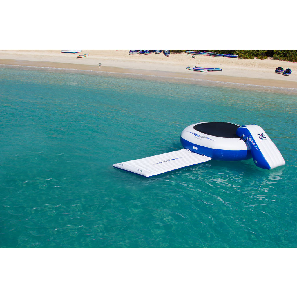 Aquaglide Malibu Aquapark Inflatable Swim Platform Blue/White – Sportique