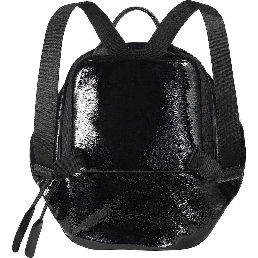Cote&Ciel Moselle Shine Laquered Polymer Backpack Liquid Black 28467 ...
