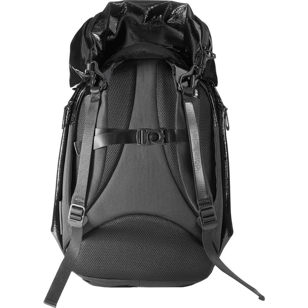 Cote&Ciel Nile Shine Laquered Polymer Backpack Liquid Black 28466 ...