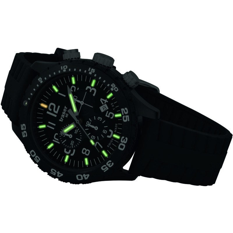 traser H3 Officer Chronograph Pro Silicone 102370 – Sportique