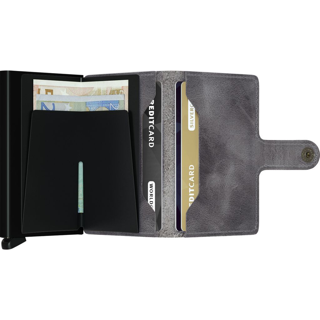 Secrid Mini Wallet Vintage Gray/Black MV-Grey-Black – Sportique