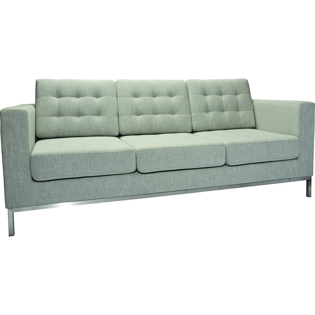 ION Design Drake Sofa Calico Pearl & Stainless P-20780 – Sportique