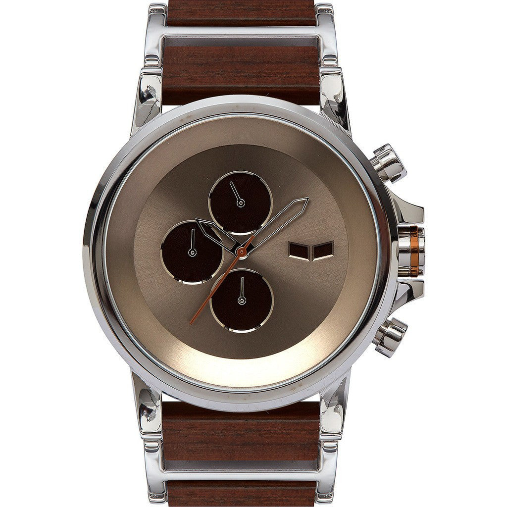 Vestal Plexi Wood Watch Silver/Rosewood/Grey Minimalist PLWCM001 ...