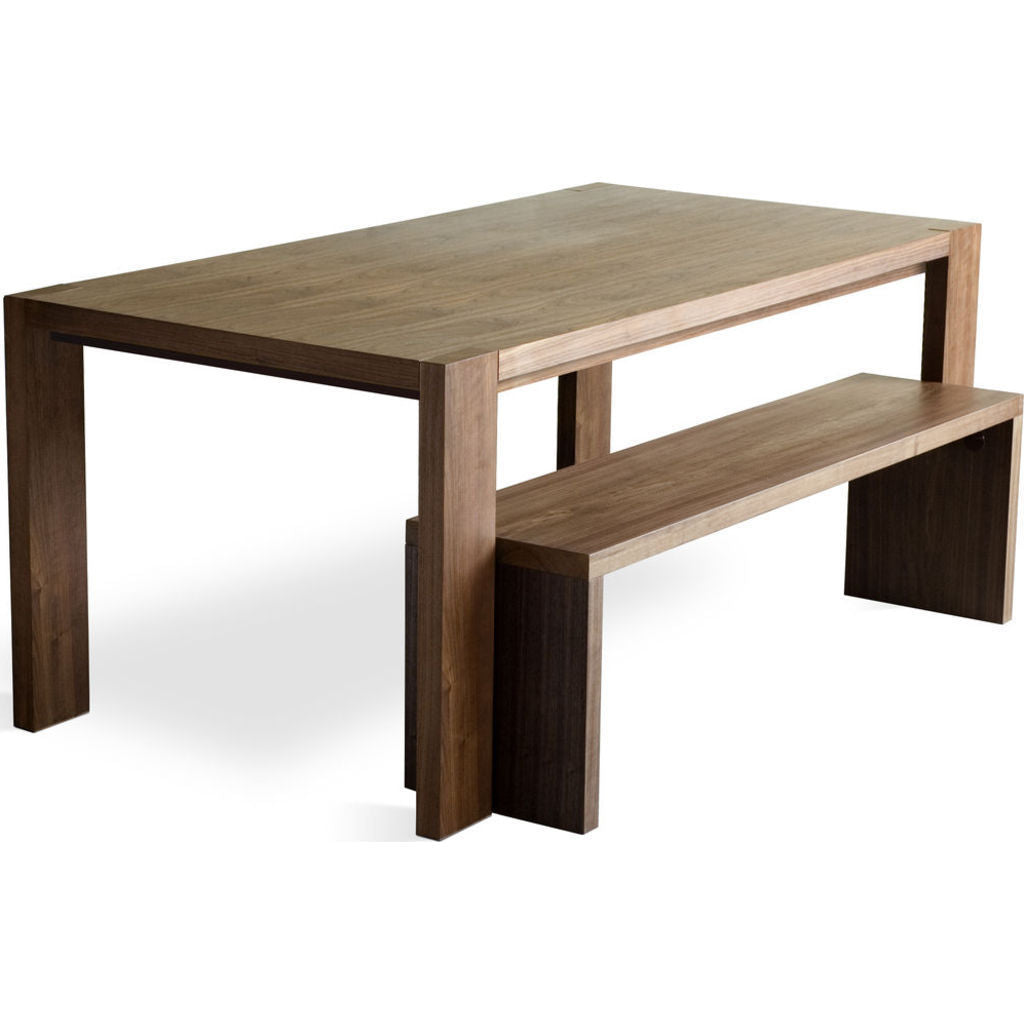 Gus* Modern Plank Dining Bench Walnut – Sportique