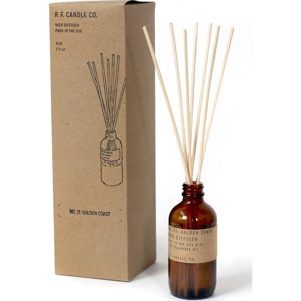P.F. Candle Co. Reed Diffuser Golden Coast 3 oz – Sportique